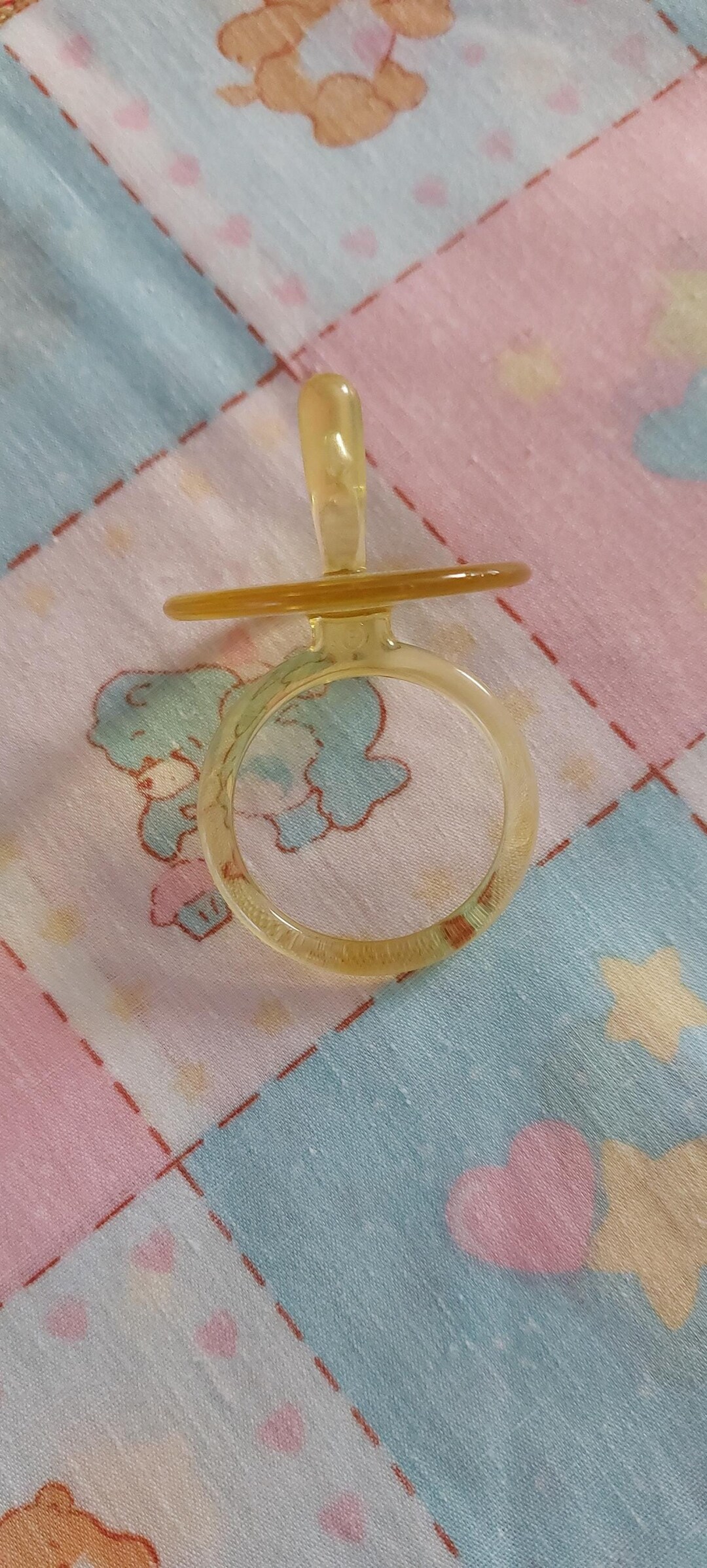 Cabbage Patch Pacifier Vintage Doll Pacifier Clear Yellow Plastic ...