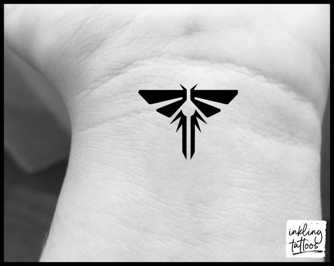 The Last of Us Firefly Temporary Tattoo, Pre-cut and Customizable - Etsy