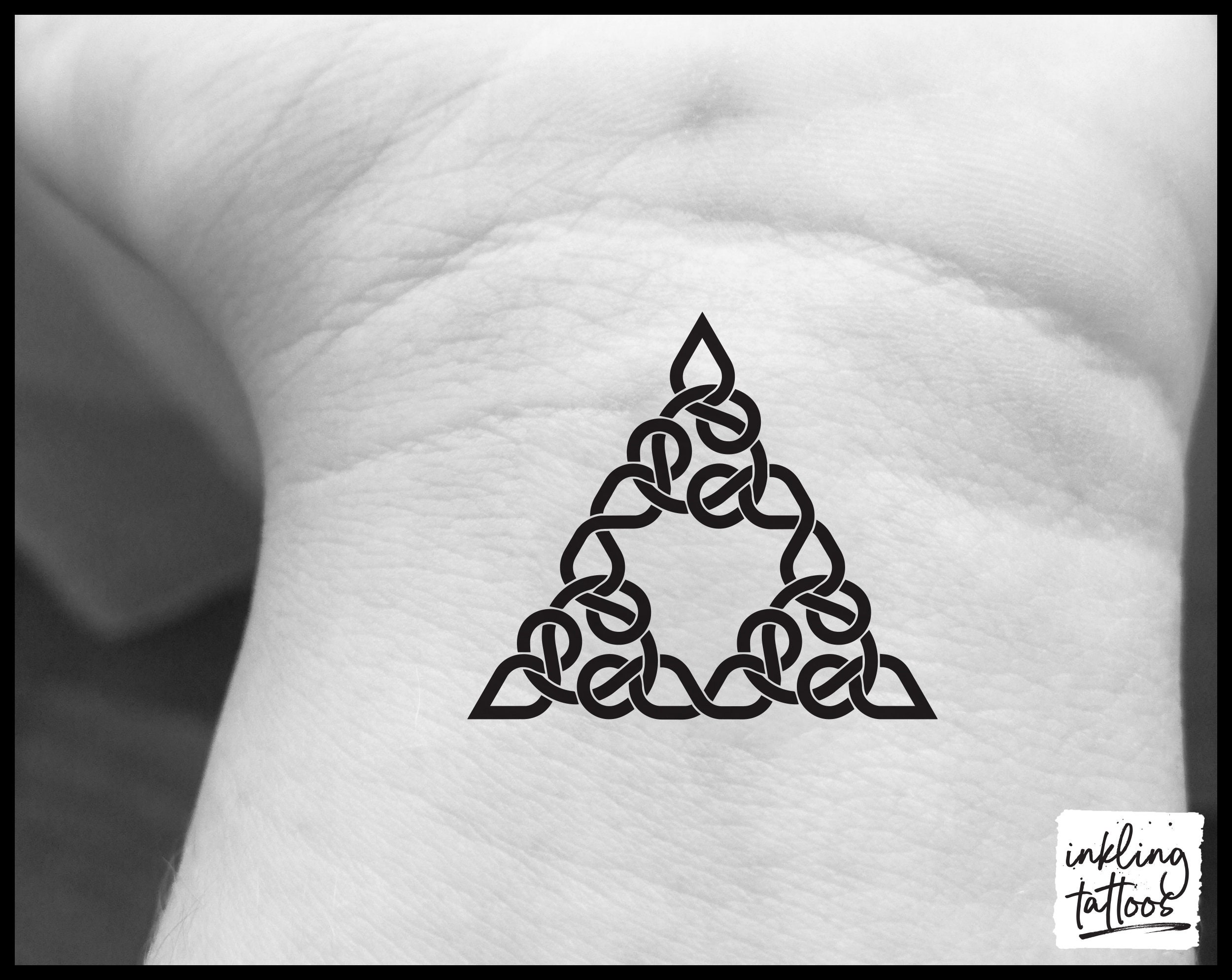 Celtic Knot Triangle Tattoo