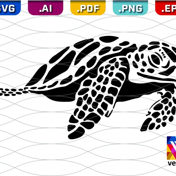 Sea Turtle Dxf - Etsy