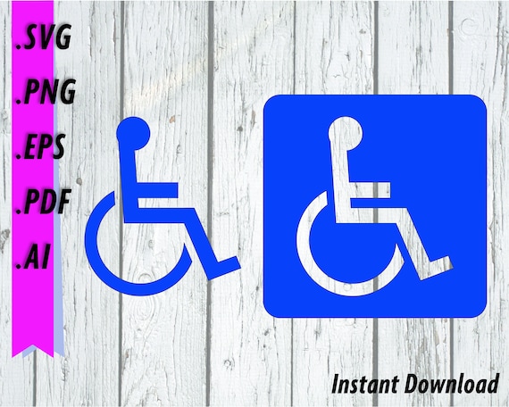 Handicap Symbol SVG Official Universal Handicap Icon | Etsy