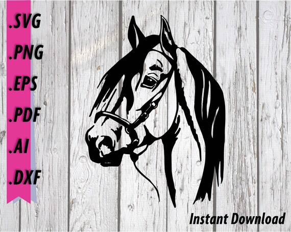 Western Horse Head Clipart