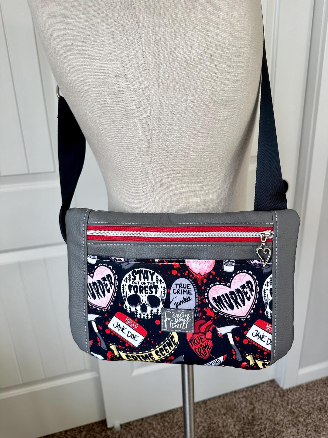 Crossbody Pouch, True Crime, Women’s Bags, Womens Purses, Handmade ...