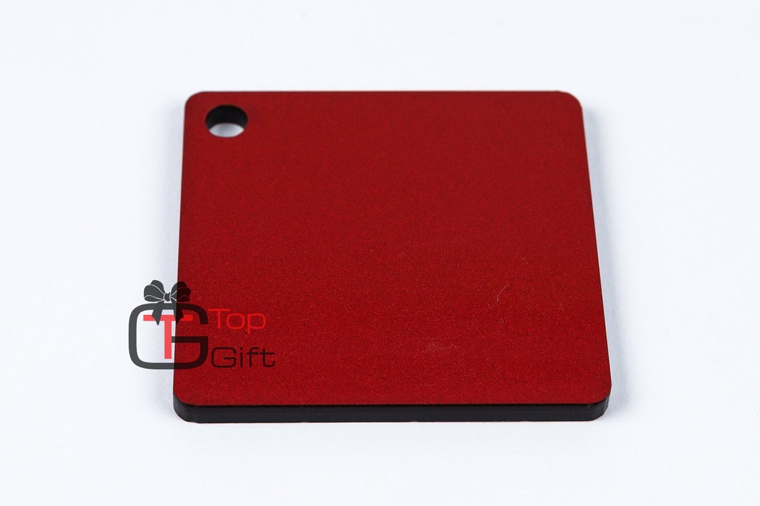 3mm Thick Metallic Red/black Cast Acrylic Plexiglass Sheets Altuglas ...