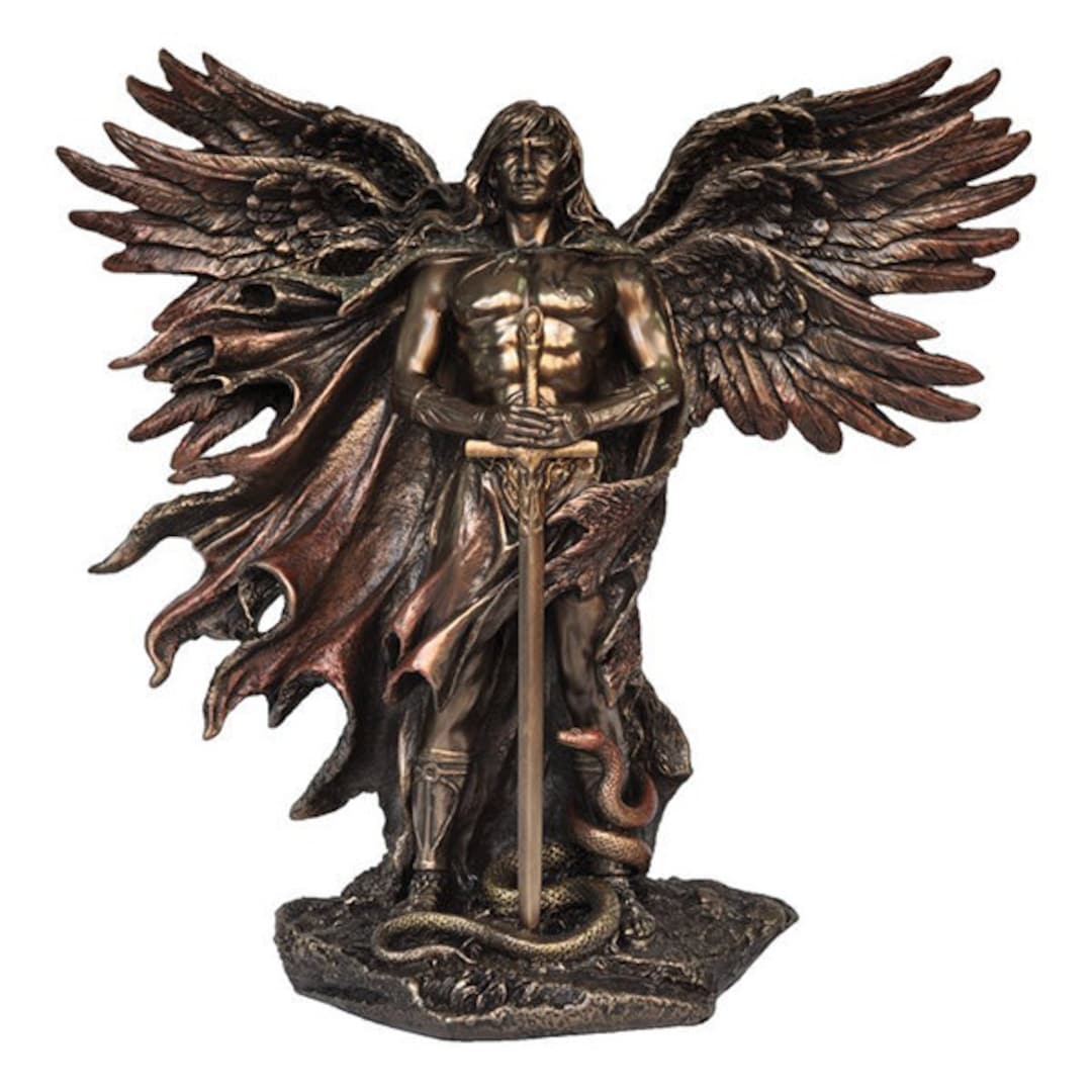 Six Winged Guardian Angel Veronese Bronze Statue - Etsy