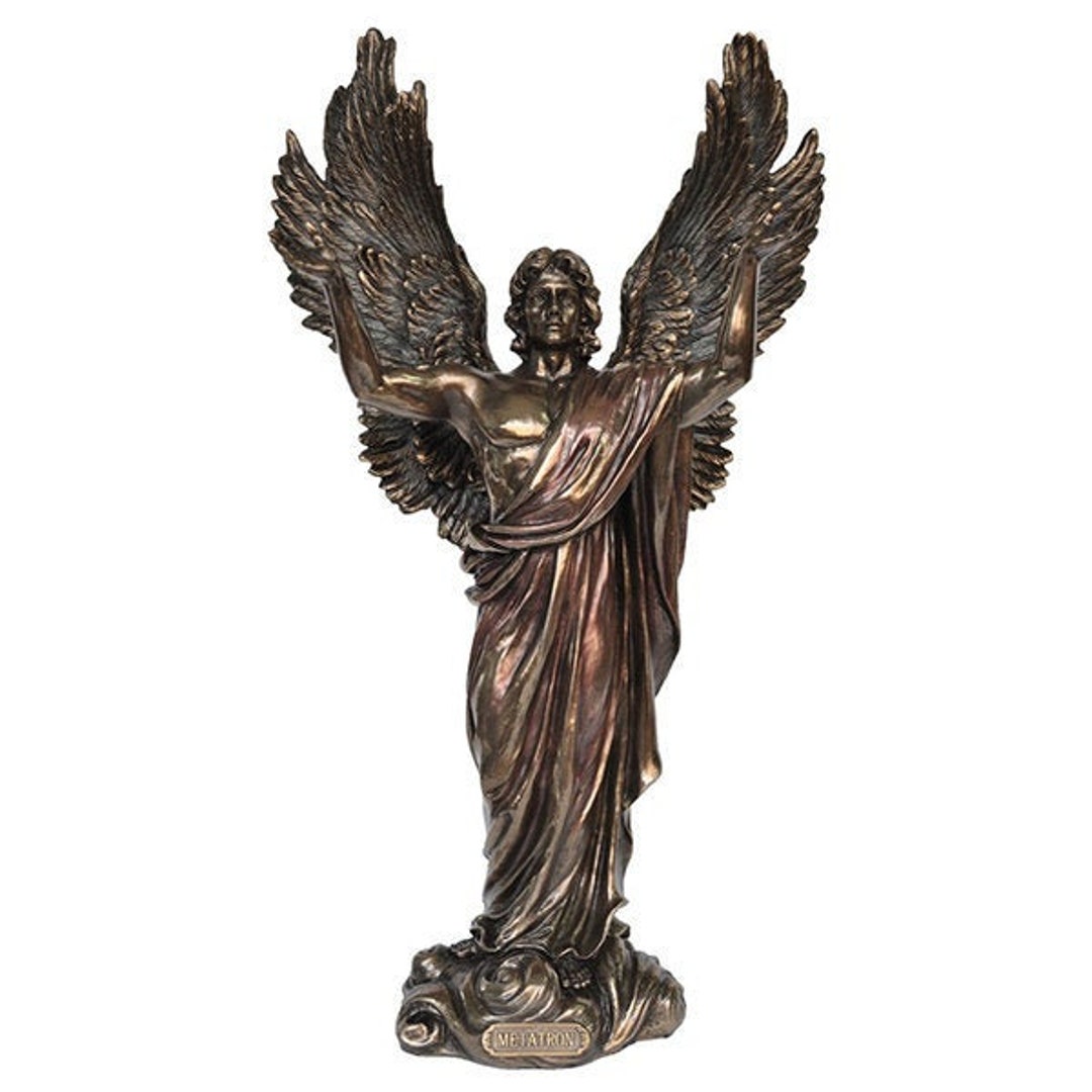 Archangel Metatron Veronese Bronze Statue - Etsy
