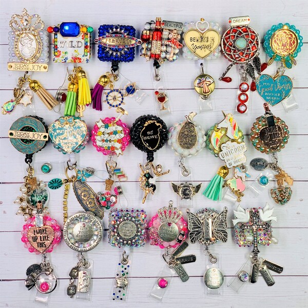 Pretty Badge Holder - Etsy