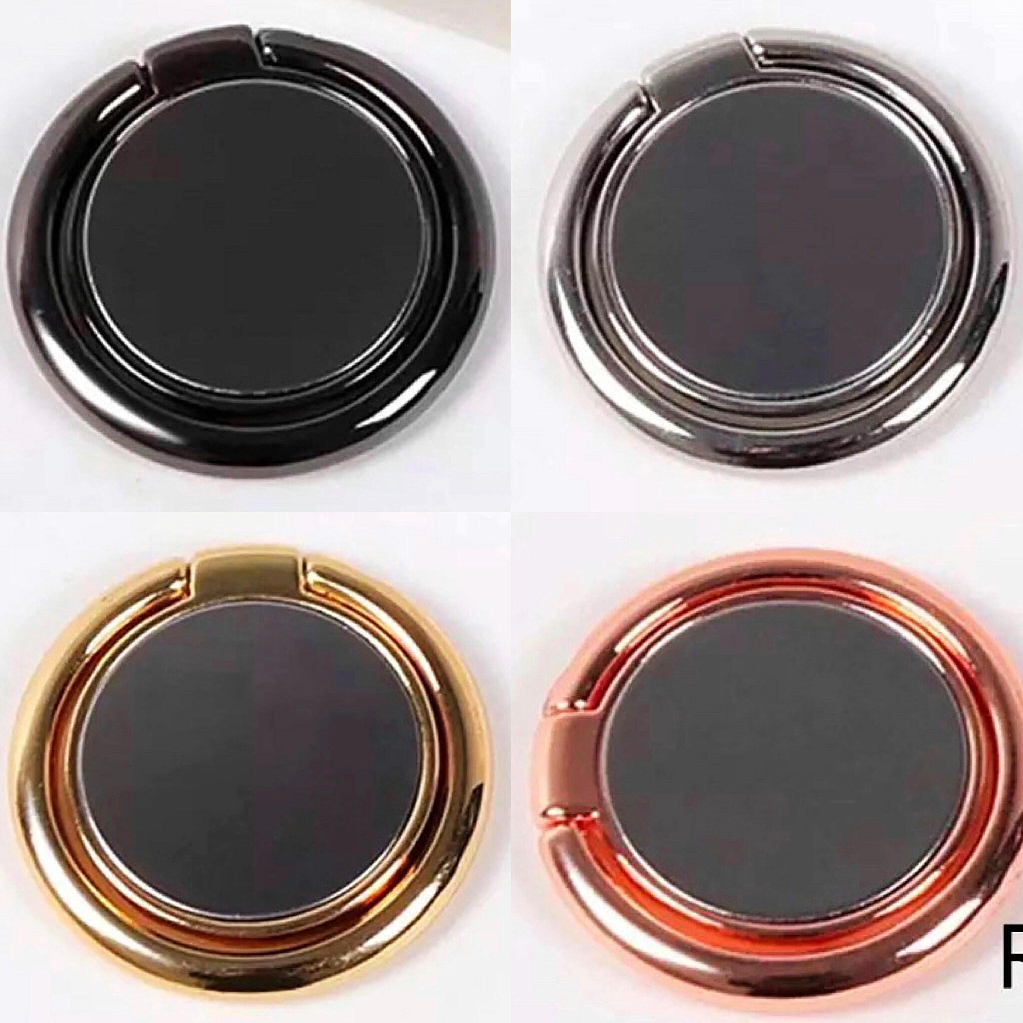 Collapsible 3.5mm Slim Fit Round Glossy Finger Ring Holder 360 | Etsy