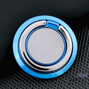 Metal Round Cellphone Ring Holder Stent Kickstand 360 Rotating ...