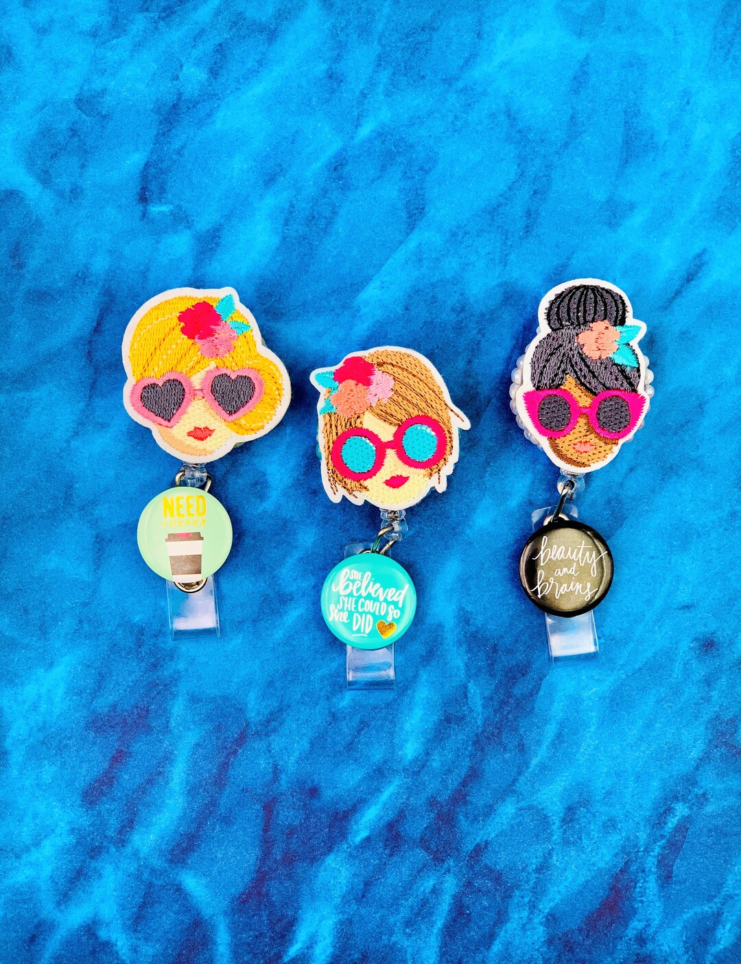 Embroidery Besties Badge, Inspirational Badge, Women Power Badge, Metoo ...