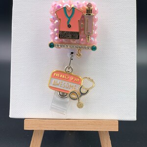 Heroes in Scrubs Nurse Retractable Badge Reel Doctor Badge - Etsy