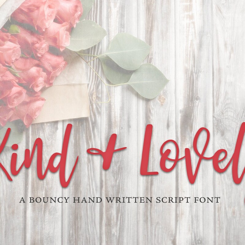 Lovely Font - Etsy