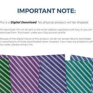 Deep Winter Diagonal Stripe Digital Paper Pack Jewel-tone Seamless ...