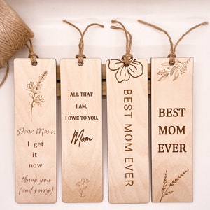 Personalized Mother's Day Bookmark | Custom Mother's Day Gift | Gift ...