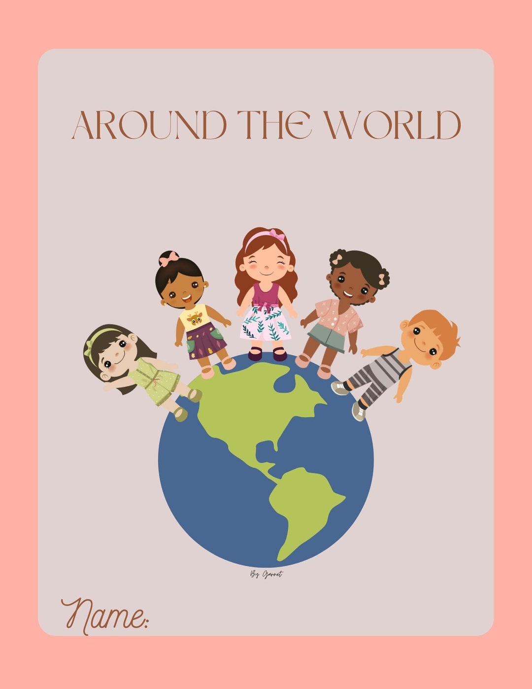 Around the World Covers -PDF ONLY - Etsy