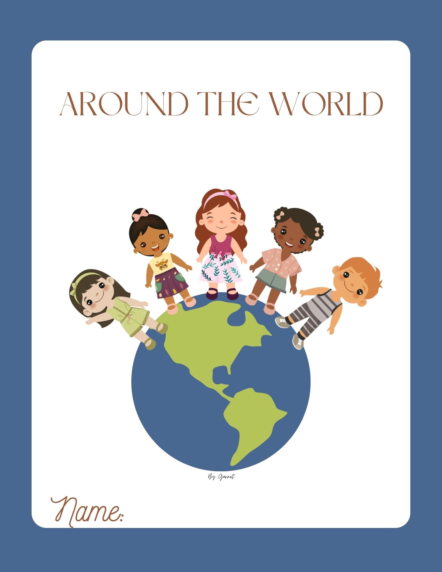 Around the World Covers -PDF ONLY - Etsy