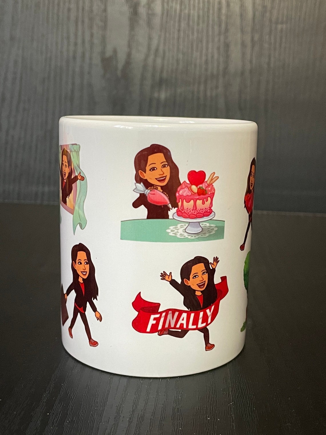 Custom Bitmoji Coffee Cup - Etsy