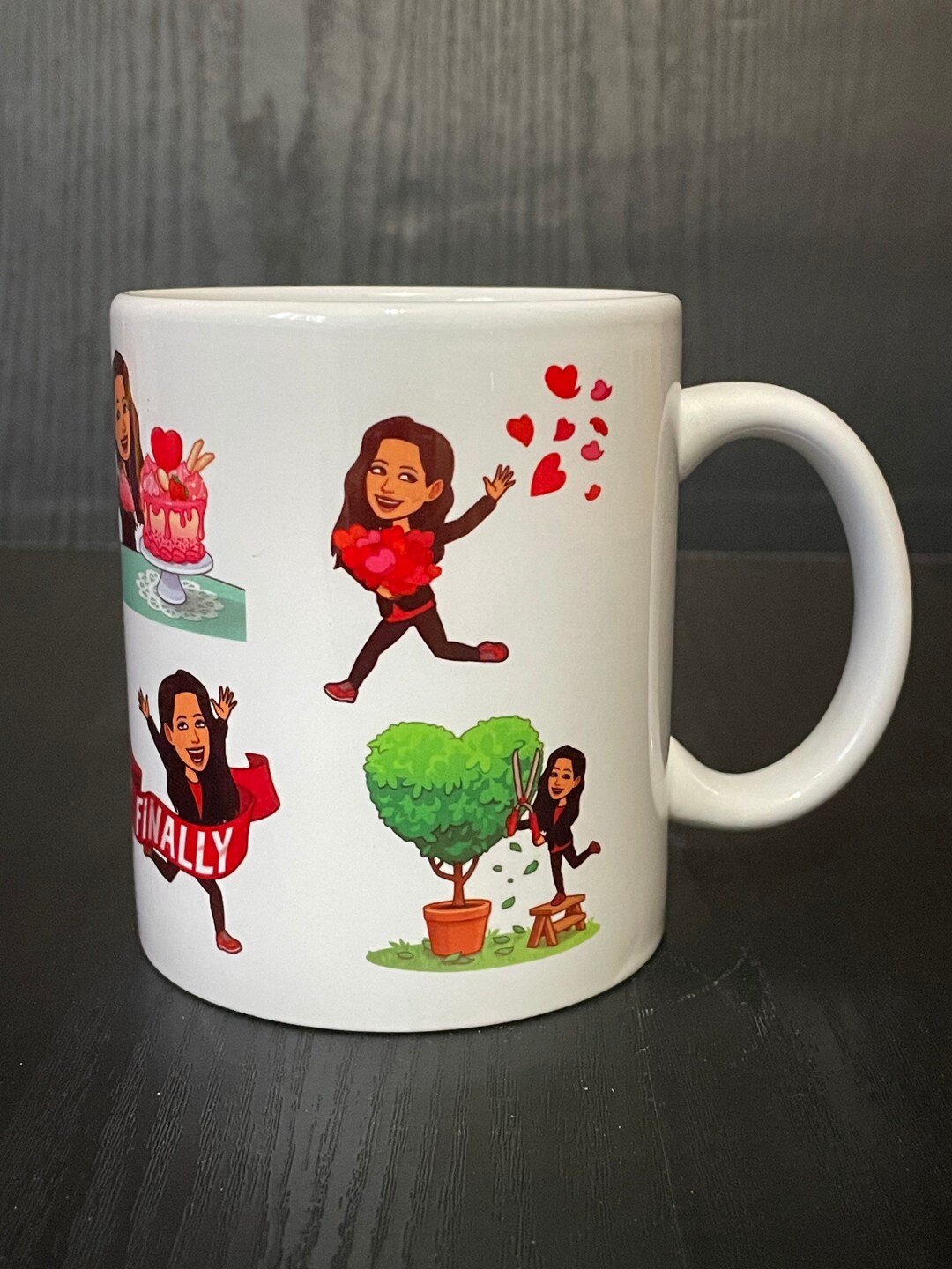 Custom Bitmoji Coffee Cup - Etsy