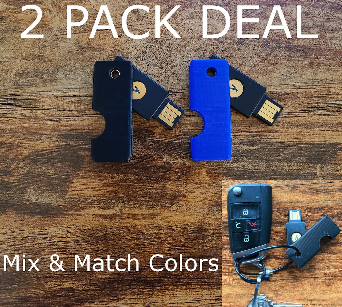 Yubikey 5 Series Keychain Protector 2 Pack - Etsy