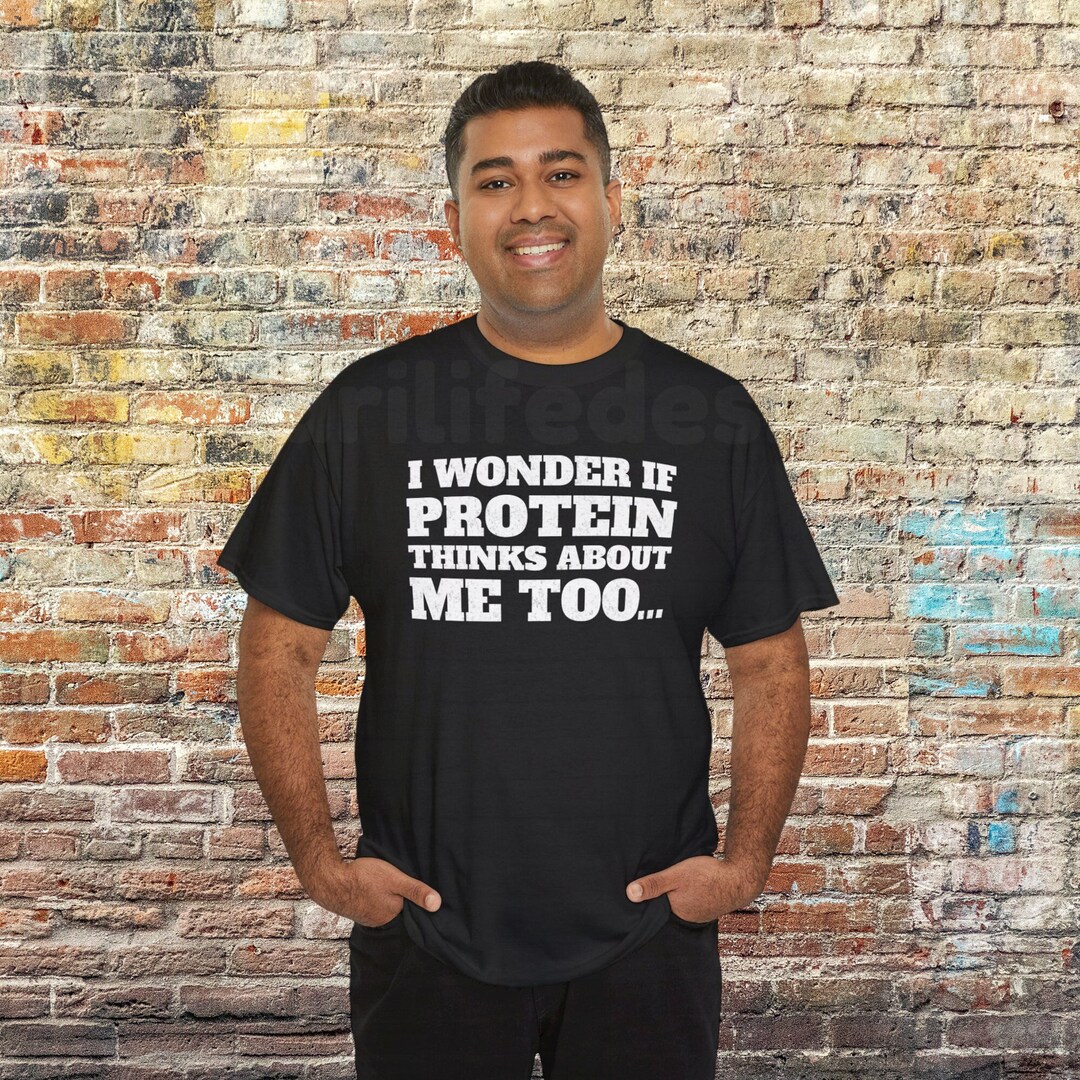 High Protein Shirt | Funny Weight Loss Support Tee | Unisex Jersey ...