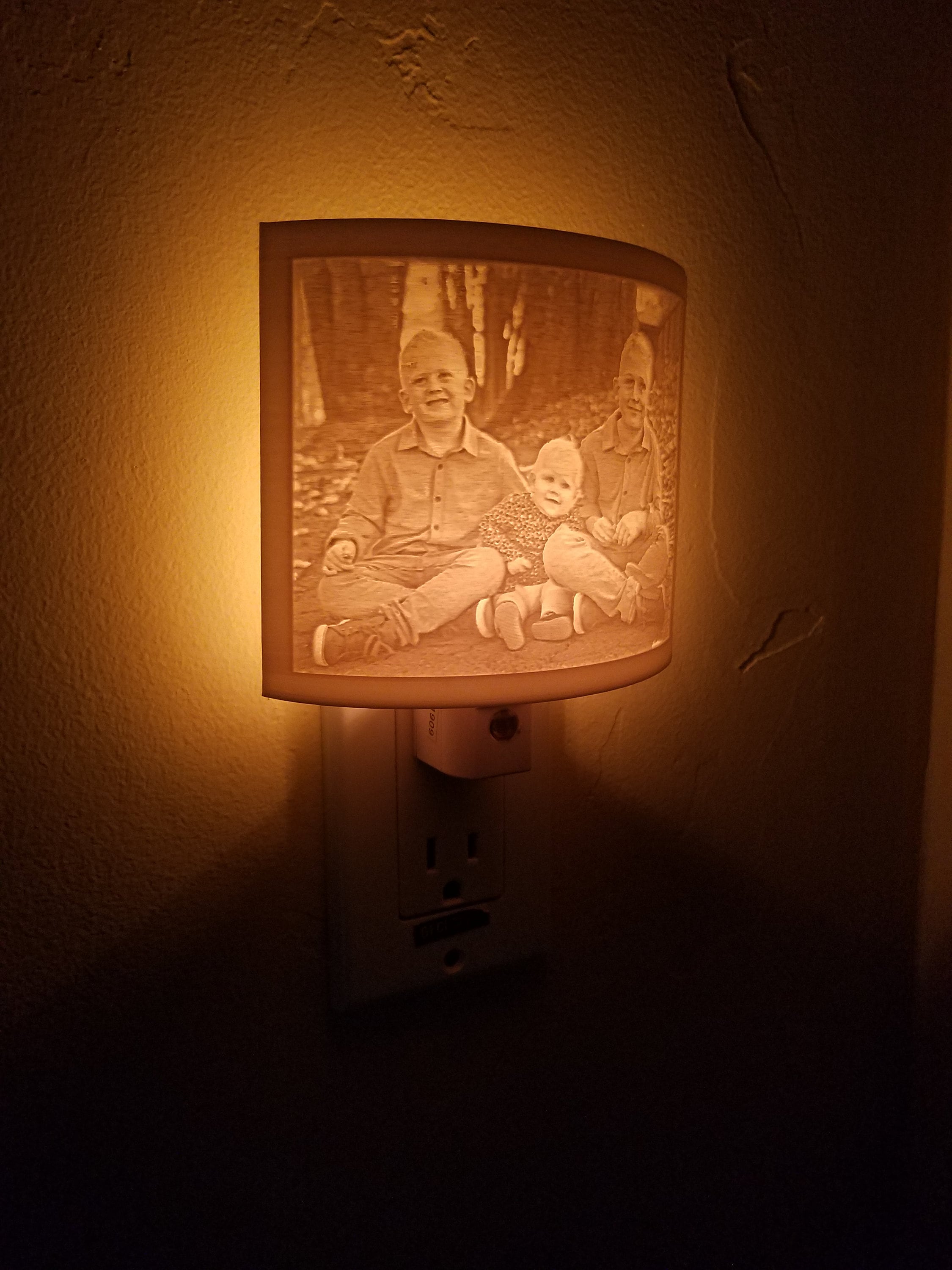 Custom 3D Printed Night Light Lithophane - Etsy