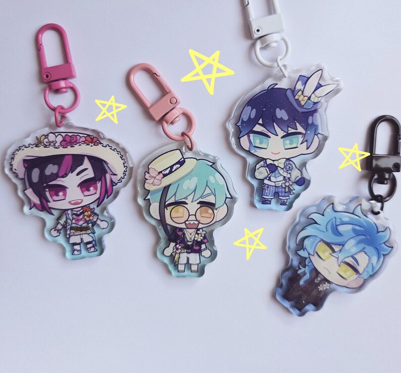 Twisted Wonderland Event Keychains - Etsy