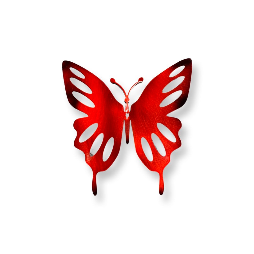 Metal Butterfly Set Monarch Butterfly Metal Wall Hanging - Etsy