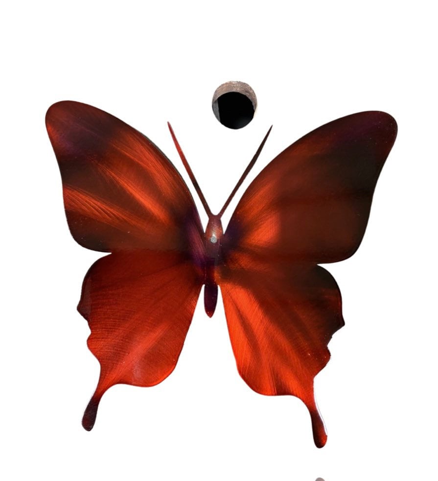 Metal Butterfly Set Monarch Butterfly Metal Wall Hanging - Etsy