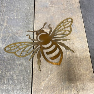 Realistic Honey Bee Metal Wall Art Metal Bee Wall Decor Metal Art ...