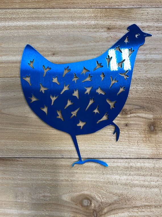 Funky Metal Chicken Chicken Decor Chicken Coop Ideas - Etsy