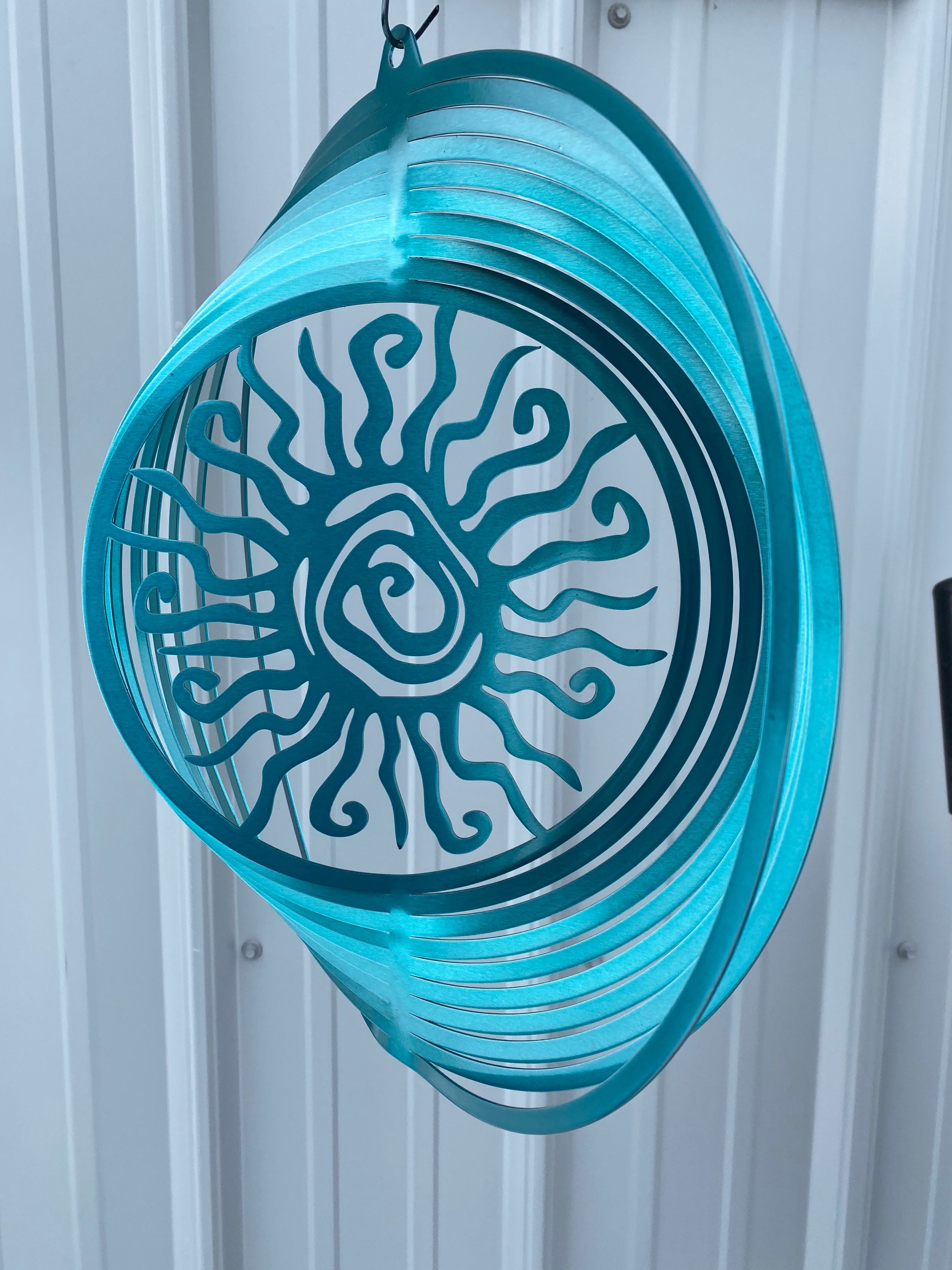 Metal Sun Art Wind Spinner Wind Spinner Sun Garden Decor - Etsy