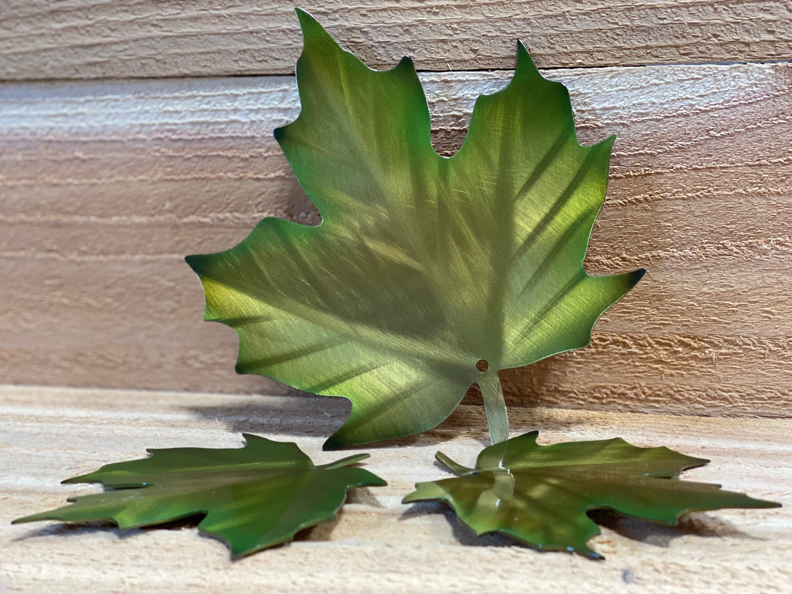 Maple Leaf Metal Wall Hanging Metal Leaf Art Autumn Wall - Etsy