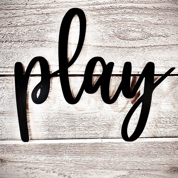 Metal Word Art - Etsy