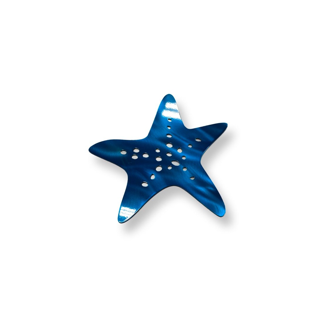Starfish Metal Wall Hanging, Starfish Decor, Beach House Decor, Coastal ...