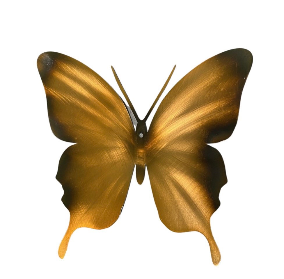 Metal Butterfly Set Monarch Butterfly Metal Wall Hanging - Etsy