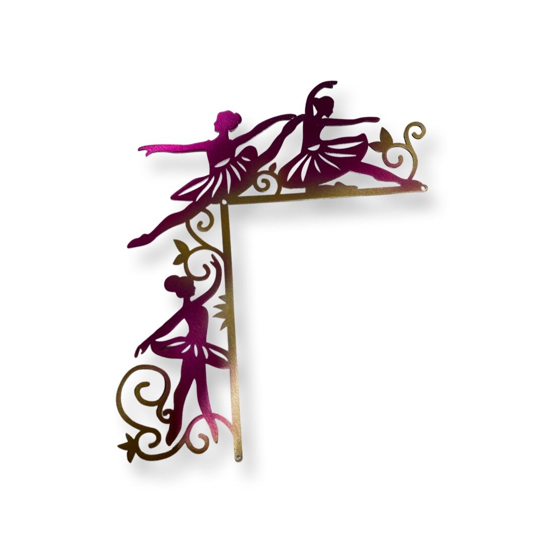 Tiny Ballerina Dancer Metal Door Frame Decoration Girls Room - Etsy