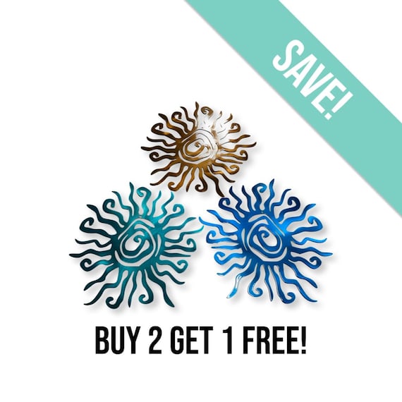 Retro Metal Sun Sun Metal Art Sun Metal Decor Rustic Metal - Etsy