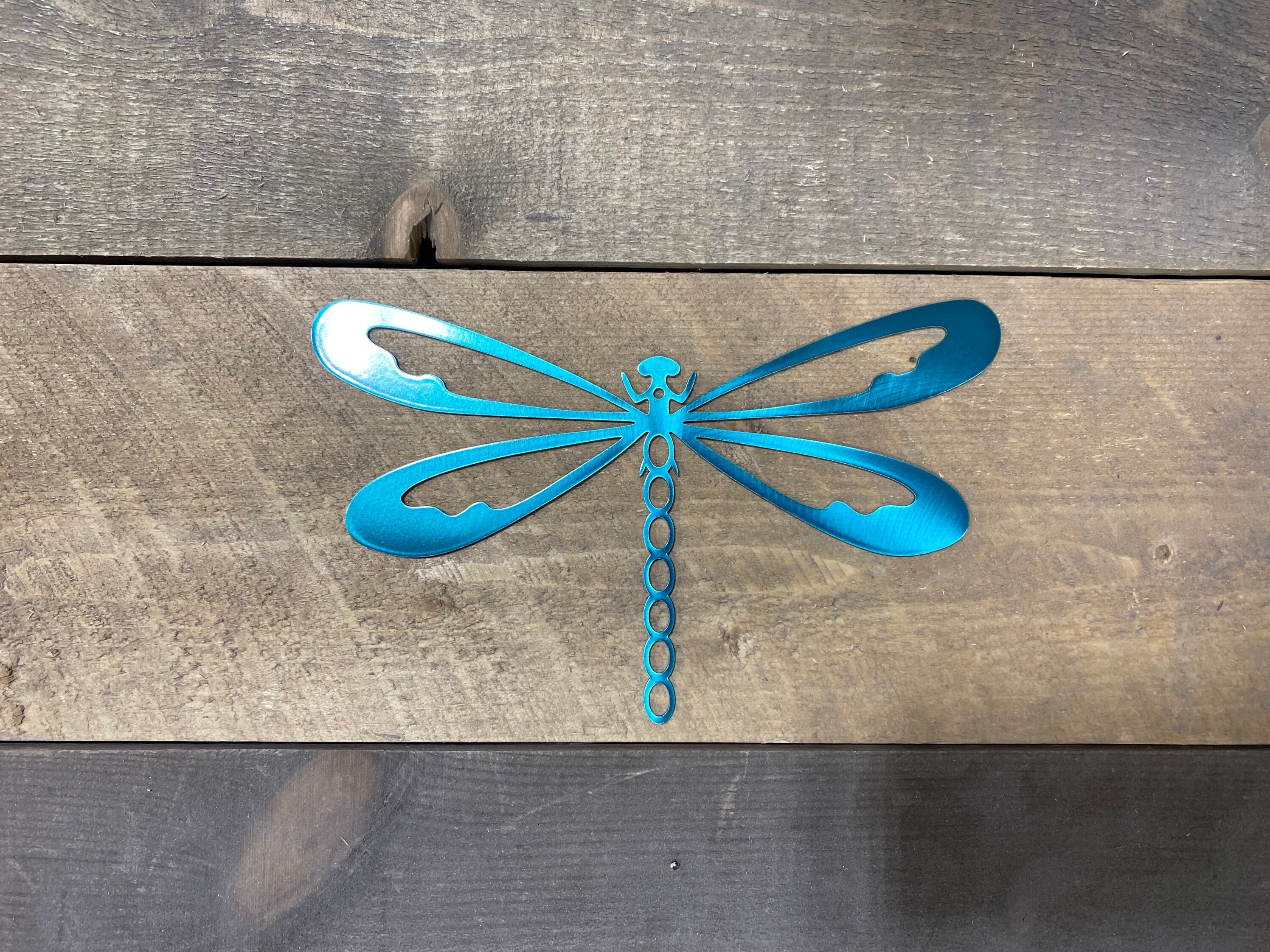 Garden Dragonfly, Metal Dragonfly Wall Hanging, Colorful Dragonflies ...