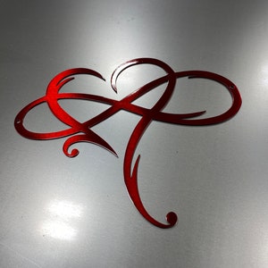 Infinity Heart Sign, Infinity Symbol Wall Art, Love Infinity Sign With ...