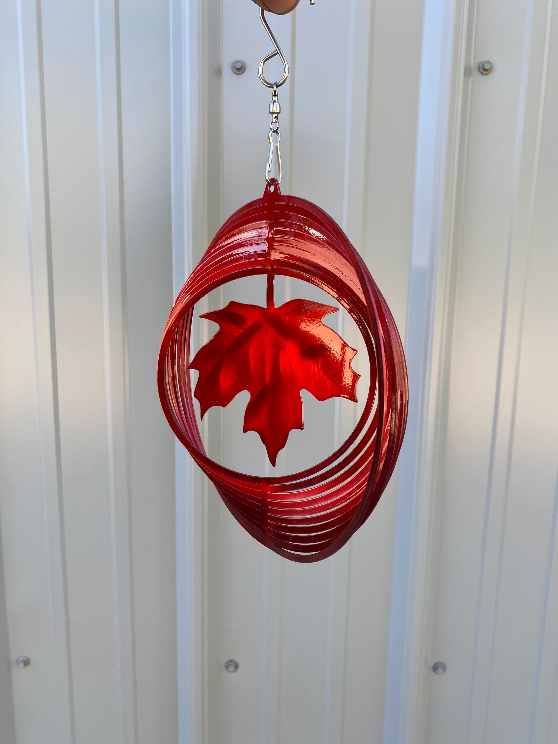 Maple Leaf Wind Spinner, Maple Leaf Art, North East Gifts, Fall Decor ...