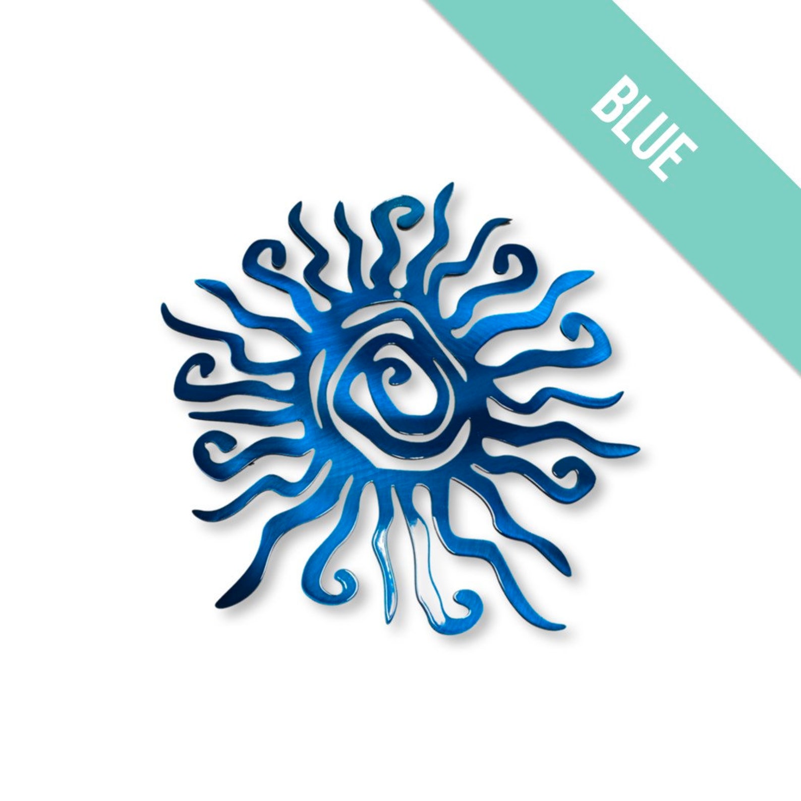 Retro Metal Sun Sun Metal Art Sun Metal Decor Rustic Metal | Etsy