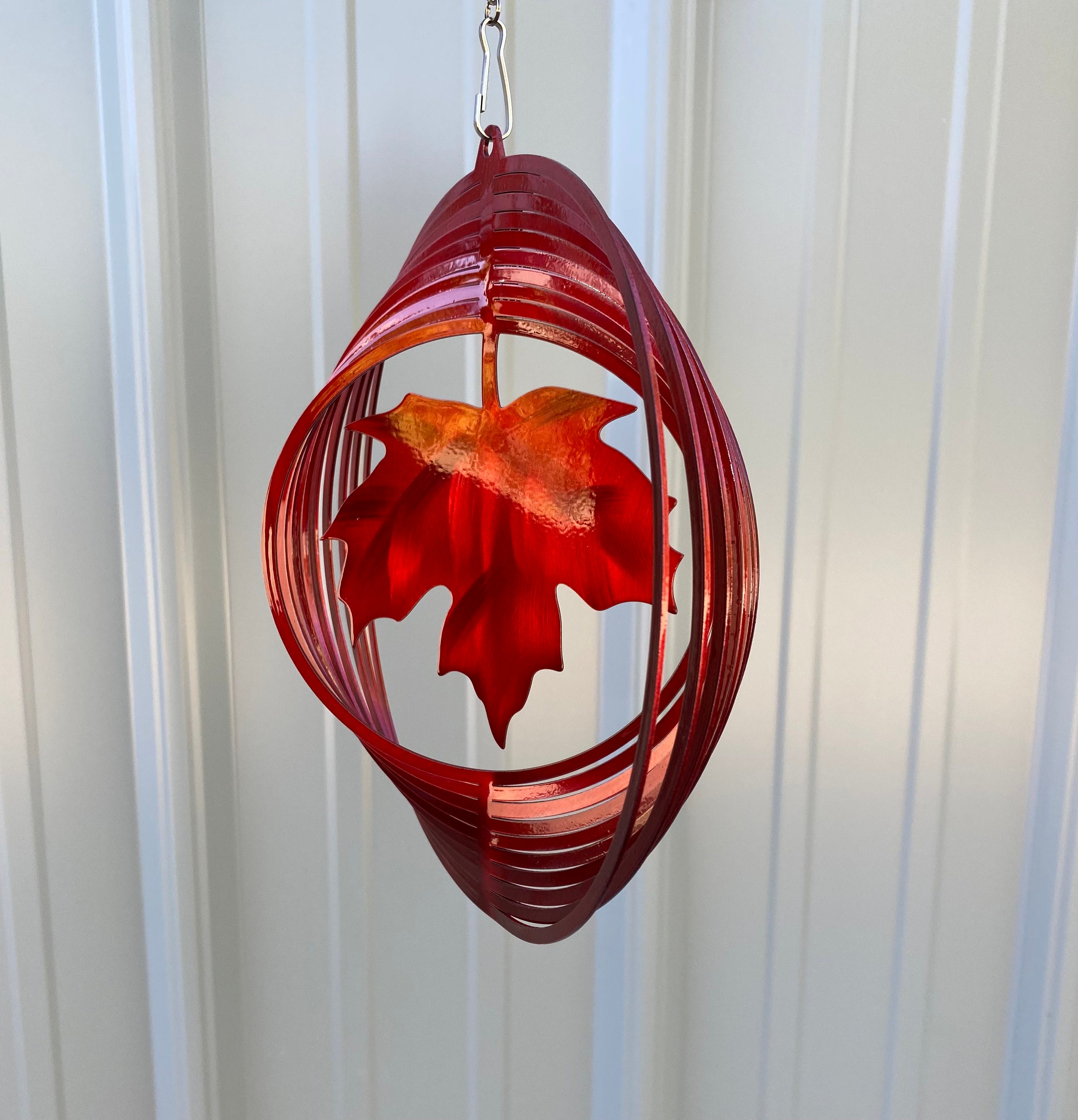 Maple Leaf Wind Spinner, Maple Leaf Art, North East Gifts, Fall Decor ...