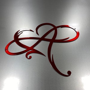 Infinity Heart Sign, Infinity Symbol Wall Art, Love Infinity Sign With ...