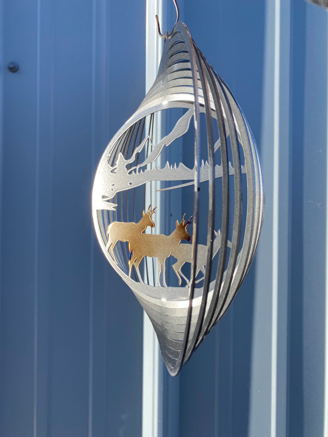 Antelope Wind Spinner, Garden Decor, Wildlife Decoration, Antelope ...