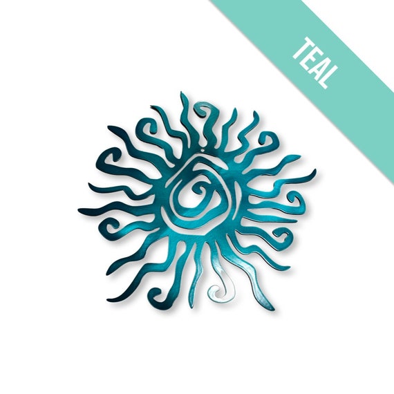 Retro Metal Sun Sun Metal Art Sun Metal Decor Rustic Metal - Etsy