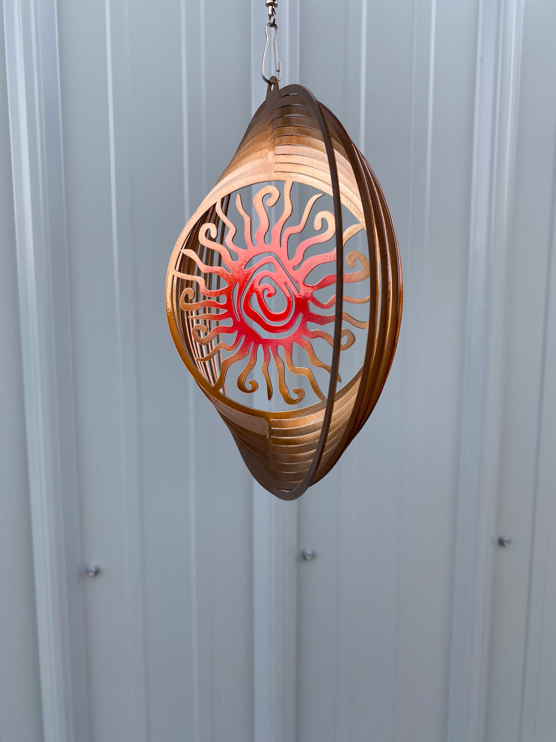 Metal Sun Art Wind Spinner Wind Spinner Sun Garden Decor - Etsy