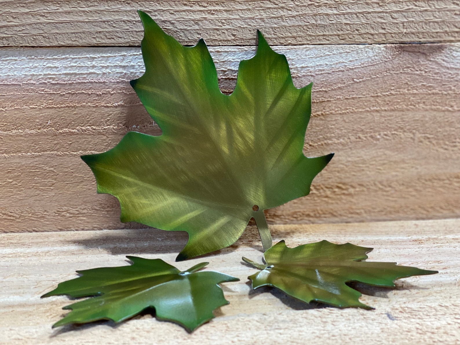 Maple Leaf Metal Wall Hanging, Metal Leaf Art, Autumn Wall Accent, Fall ...