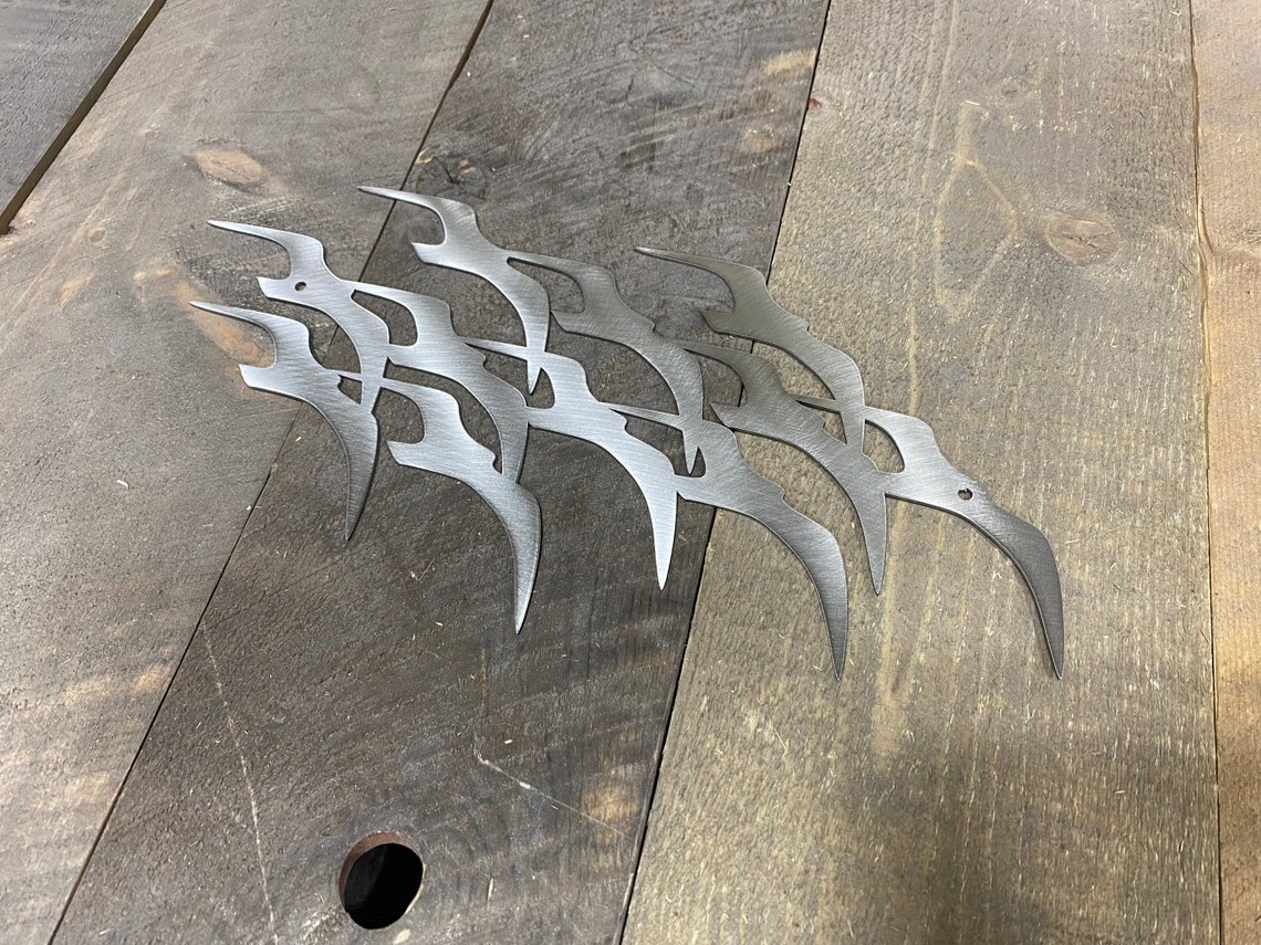 Flock of Seagulls Metal Wall Decor, Seagull Decor, Metal Bird Decor ...