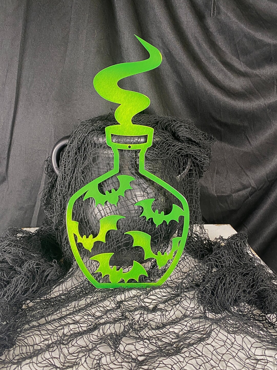 Metal Halloween Potion Bottles Wall Art Wall Accents Halloween ...