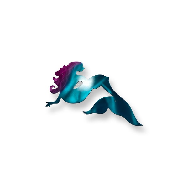 Mermaid Metal Art - Etsy